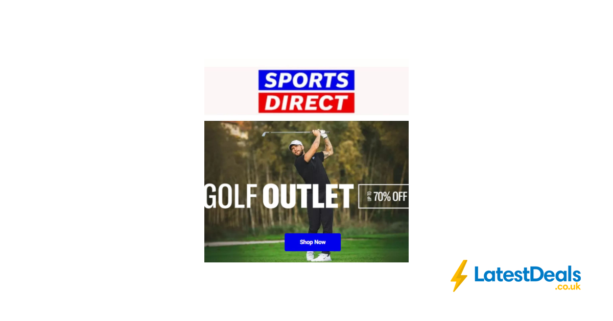 Sport Direct Sale - up to 70% off on All Golf Items! at Sports Direct
