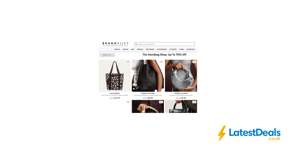 BrandAlley: Up to 70% off Designer Handbags at BrandAlley