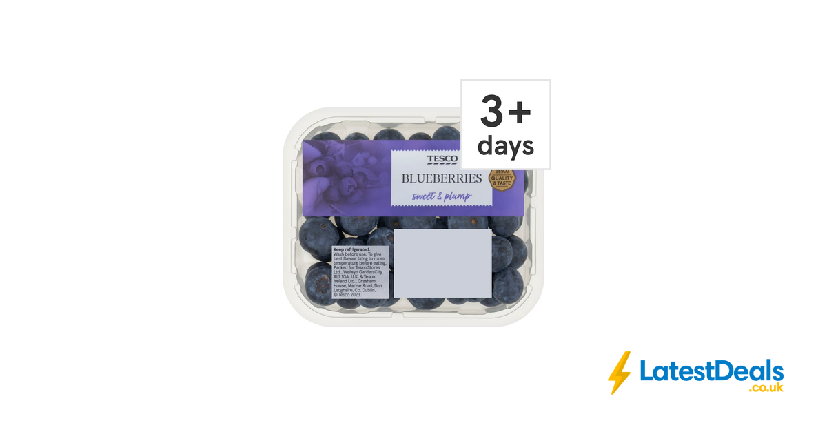 Tesco Blueberries, £1.65 at Tesco