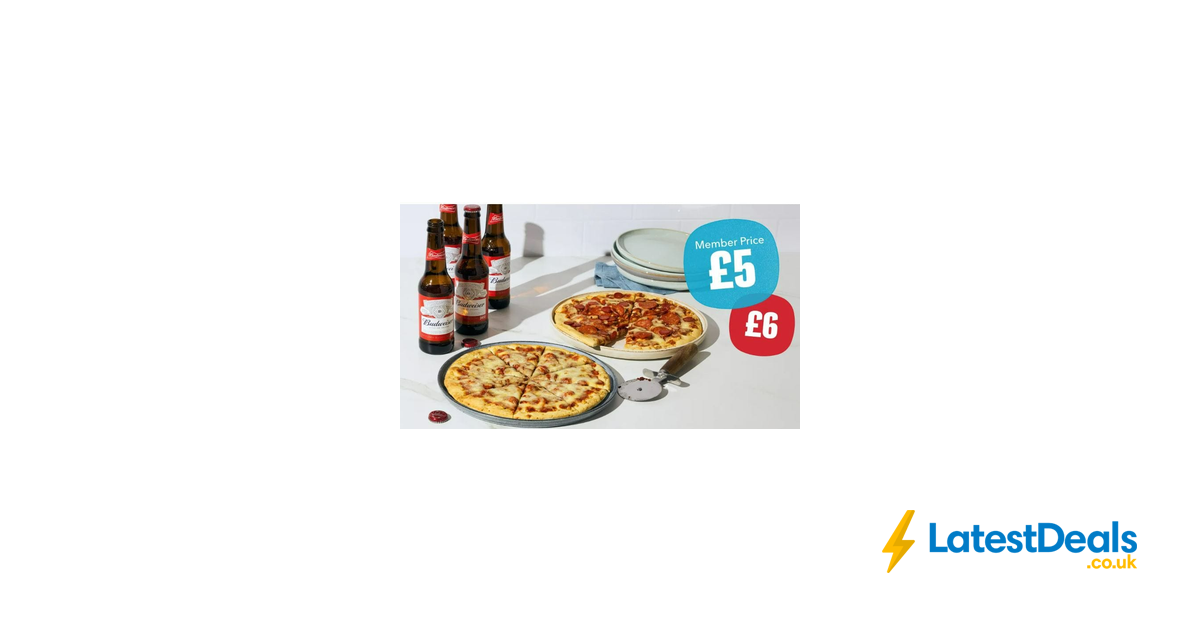 Co-Op World Cup Meal Deal 2 Pizzas + 4 Budweisers or Cokes £5 Members ...