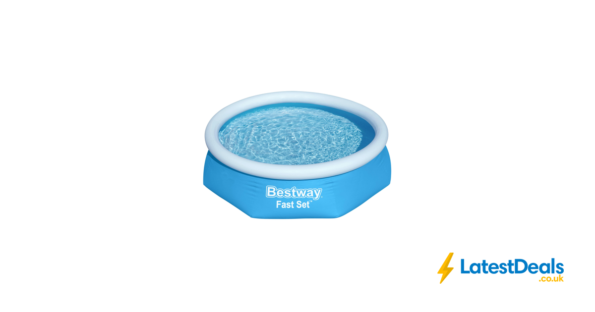 Bestway Fast Set Pool 8ft Above-Ground Family Pool, £19.99 at Amazon